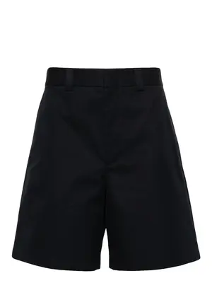 Gucci Tailored Cotton Twill Shorts - Blue