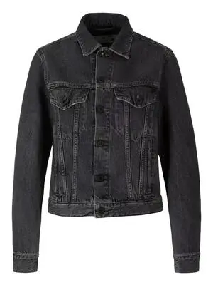 OFF-WHITE Off-White Logo Patch Denim Jacket