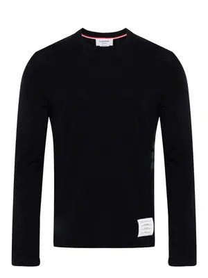 Thom Browne 4-bar Stripe Intarsia-knit Jumper - Blue