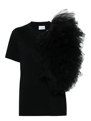 Alchemy Fashions X Lia Aram Ruffled T-shirt - Black