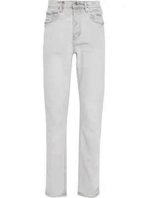 PURPLE BRAND Mid-rise Straight-leg Jeans - Grey