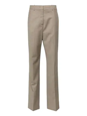 GOLDEN GOOSE Virgin Wool Straight Trousers - Brown