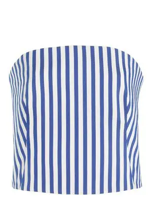 Rosie Assoulin Venus D Strapless Top - Stripe