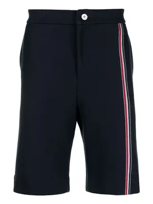 Thom Browne Thom Browne RWB Stripe Bermuda Shorts Blue