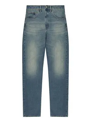 MAISON MARGIELA High-rise Straight-leg Jeans - Blue