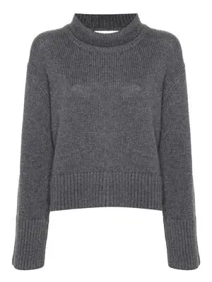 LISA YANG Fleur Cashmere Jumper - Grey