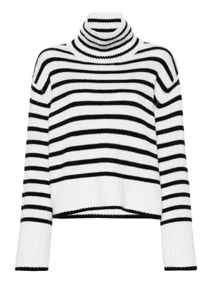 LISA YANG Lisa Yang Fleur Striped Cashmere Jumper