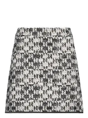 Karl Lagerfeld Tweed Mini Skirt - Off White