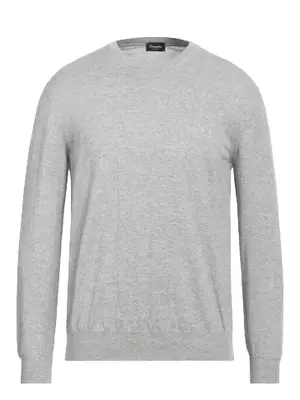 DRUMOHR Knitted Cotton Sweater - Grey