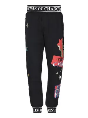 Dolce & Gabbana Pants Size Cotton, Silk, Elastane - Black