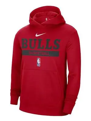 Nike Nba Chicago Bulls Spotlight Dri-fit Hoodie - Red