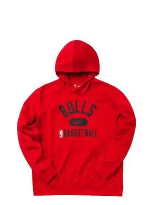 Nike Nba Chicago Bulls Spotlight Dri-fit Hoodie - Red/black