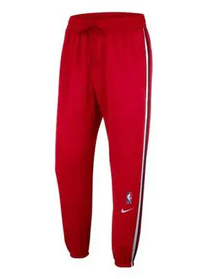 Nike Nba Chicago Bulls Showtime Drifit Pants - Red