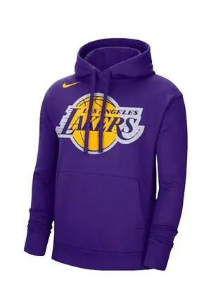 Nike Nba Los Angeles Lakers Fleece Pullover Hoodie - Purple
