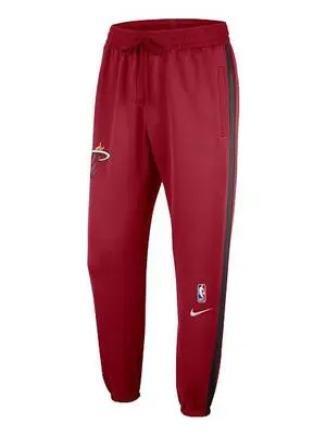 Nike Nba Miami Heat Showtime Drifit Pants - Dark Red