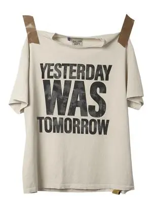 GALLERY DEPT. Yesterday Was Tomorrow Tee Shirt - Archival White
