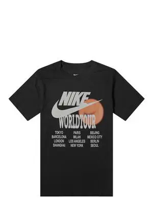 Nike Sportswear World Tour Tee Shirt - Black
