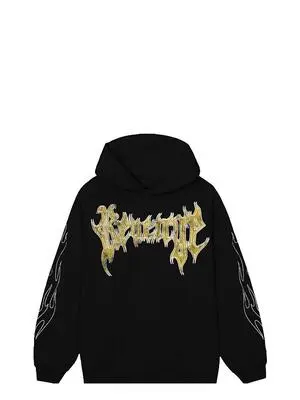 REVENGE X City Morgue Grim Reaper Hoodie - Black