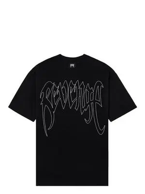 REVENGE Outline Tee Shirt - Black