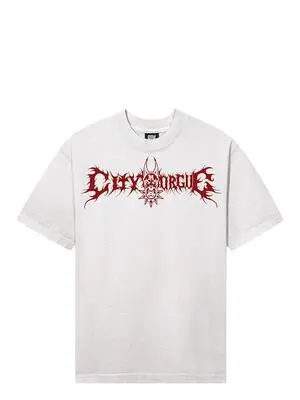 REVENGE X City Morgue Grim Reaper Tee Shirt - Cement