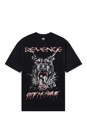REVENGE X City Morgue Hound Tee Shirt - Black