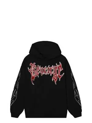 REVENGE X City Morgue Grim Reaper Logo Hoodie - Black