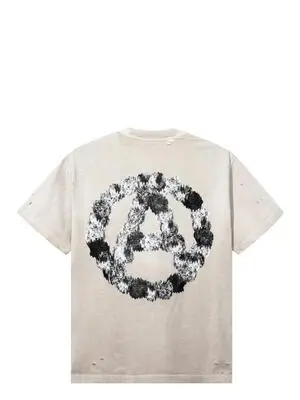 REVENGE X Kosuke Kawamura Flower Anarchy Treated Tee Shirt - Cement