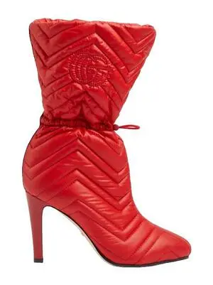 Gucci Gg Matelasse Boots - Red