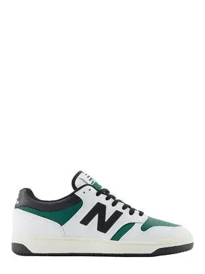 NEW BALANCE 480 Sneakers - White/marsh Green/black