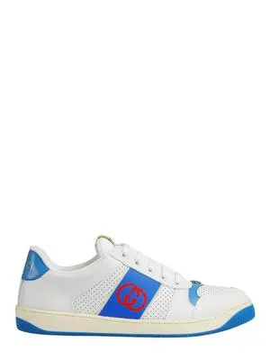 Gucci Screener Sneakers - White/blue/red