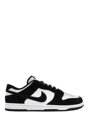 Nike Dunk Low Retro Se Suede Panda Sneakers - White/black