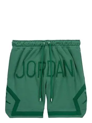 JORDAN X Nina Chanel Abney Fleece Shorts - Green Stone