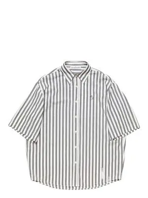 Acne Studios Stripe Buttonup Shirt - Black/white