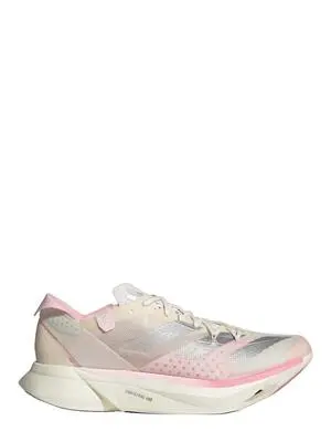 Adidas Adizero Adios Pro 3 Sneakers - Chalk White/silver Metallic/clear Pink