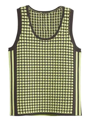 Adidas X Wales Bonner Knit Vest - Semi Frozen Yellow/night Brown