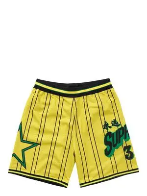Supreme Star Basketball Short - Yellow