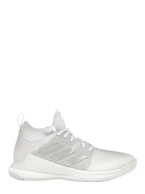Adidas Crazyflight Mid Athletic Sneakers - Cloud White/silver Metallic/grey One