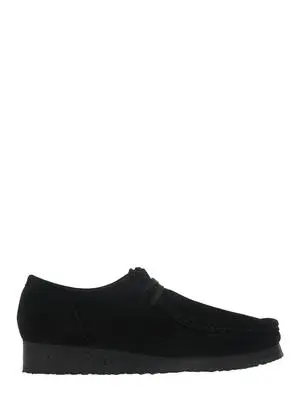 Clarks Originals Wallabee Suede Boots - Black