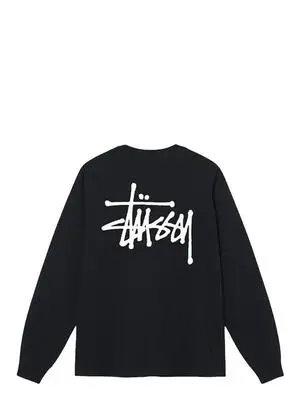 StÜssy Basic Long Sleeve Tee Shirt - Black