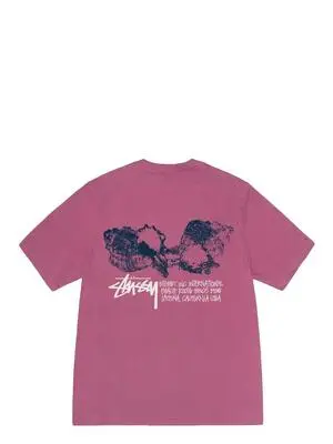 StÜssy Shells Tee Shirt - Berry
