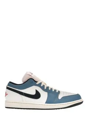 JORDAN Jordan 1 Low SE Sneakers White/armory Navy Blue/aegean Storm