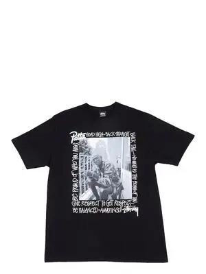 StÜssy X Patta Respect Tee Shirt - Black
