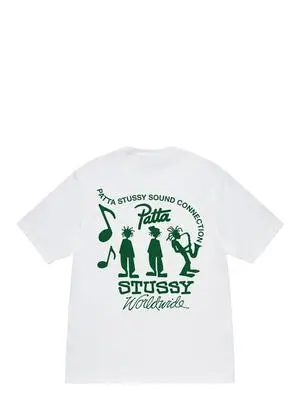 StÜssy X Patta Sound Connection Tee Shirt - White