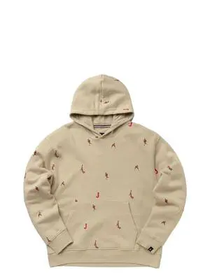 JORDAN Essential Holiday Jumpman Fleece Pullover Hoodie - Light Brown