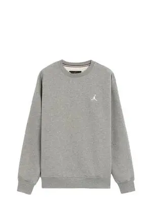 JORDAN Essentials Fleece Crew Neck Pullover Sweatshirt - Grey