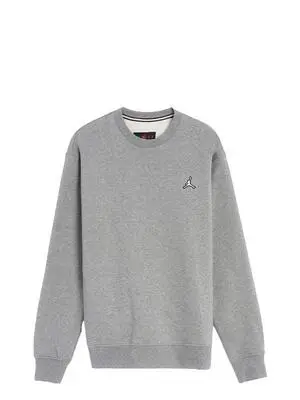 JORDAN Essentials Fleece Crew Pullover Sweatshirt - Grey