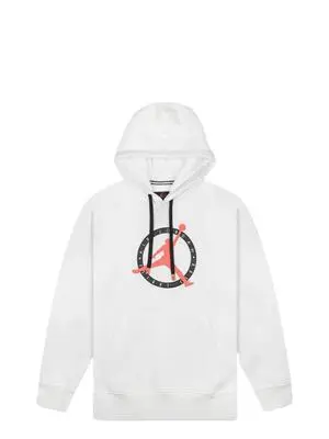 JORDAN Flight Mvp Graphic Fleece Pullover Hoodie - White