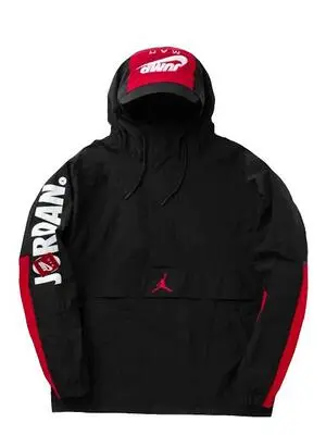 JORDAN Jumpman Classics Jacket - Black/gym Red/white