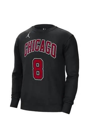 JORDAN Nba Chicago Bulls Zach Lavine Sweatshirt - Black