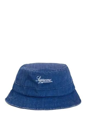 Supreme Coated Denim Crusher Hat - Royal